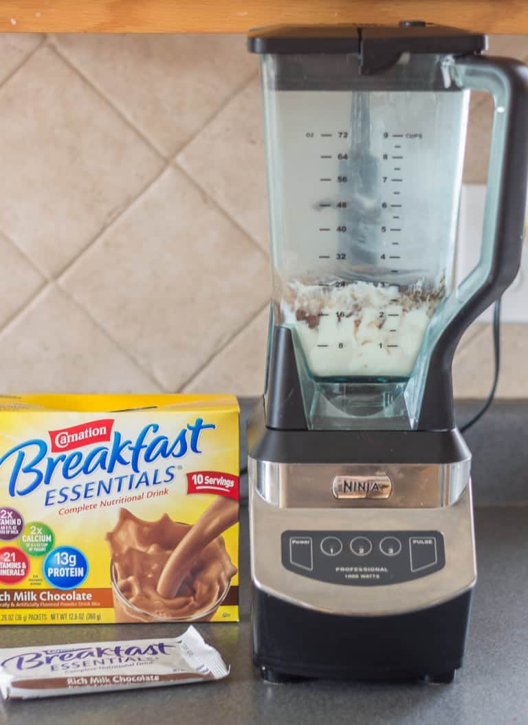 Mocha Coconut Java Carnation Breakfast Shake - Strawberry Blondie Kitchen