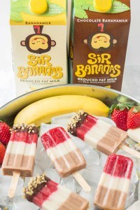 Banana Split Popsicles