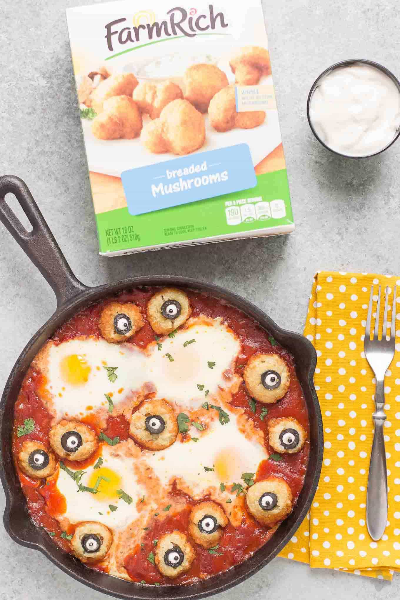 Halloween Eyeball Skillet