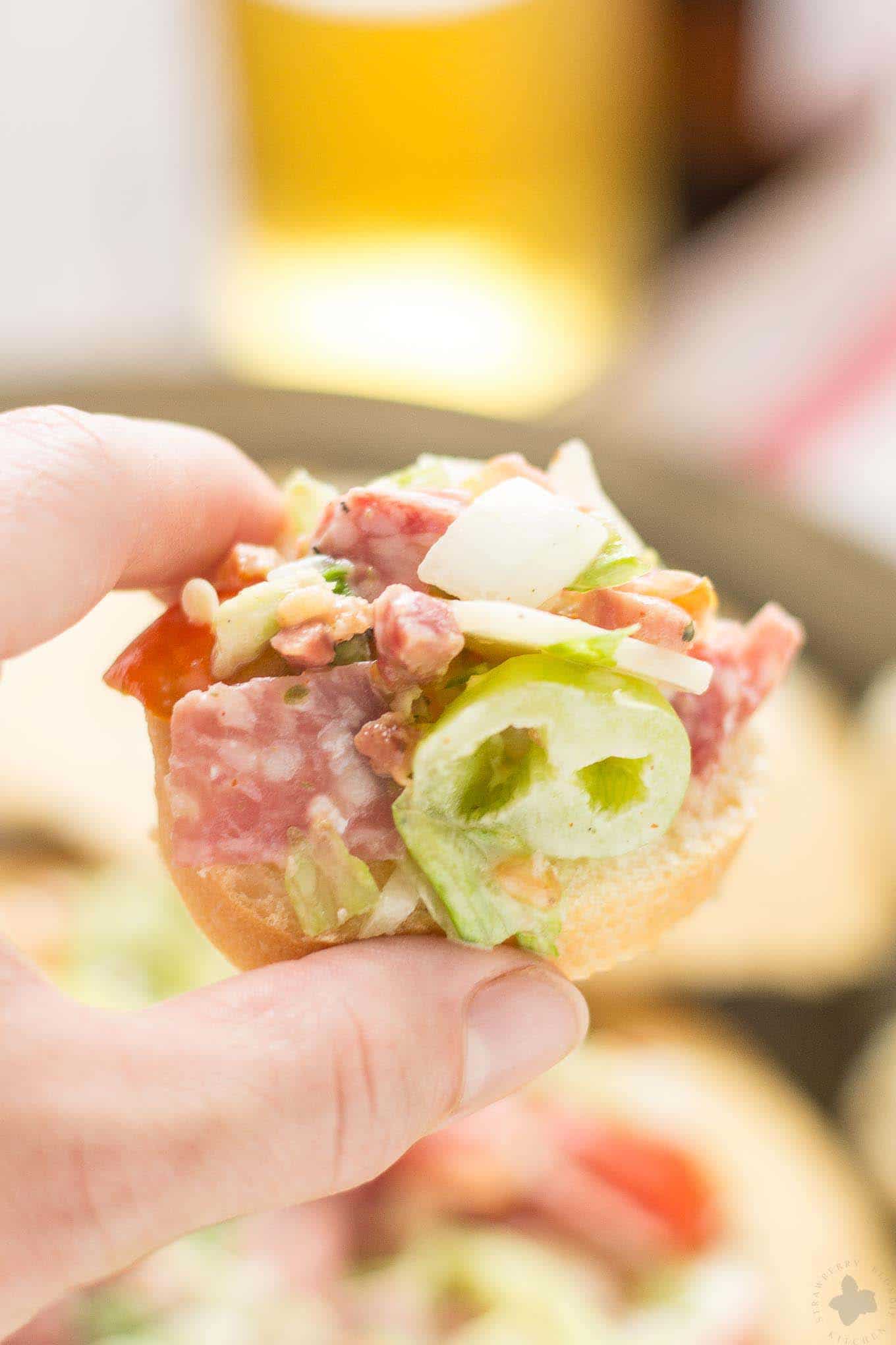 Chicago Style Hoagie Dip - Strawberry Blondie Kitchen