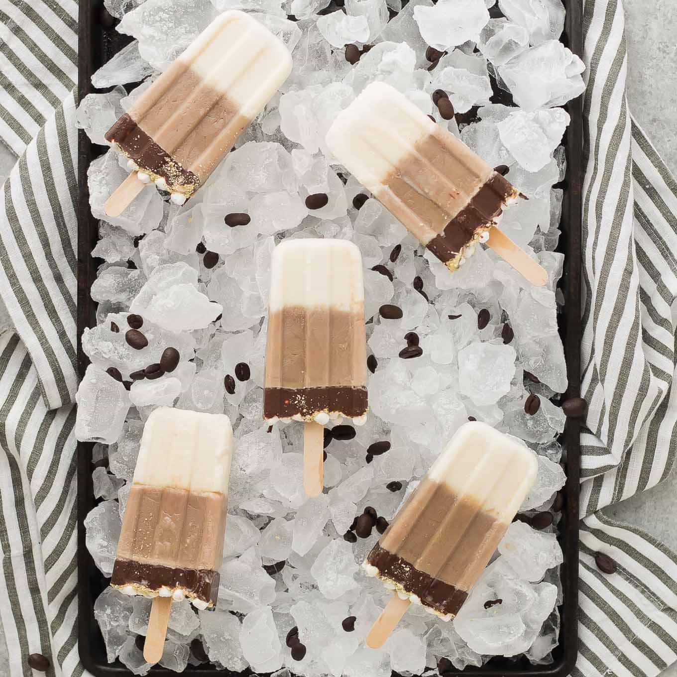 Iced S'mores Latte Pops - Strawberry Blondie Kitchen