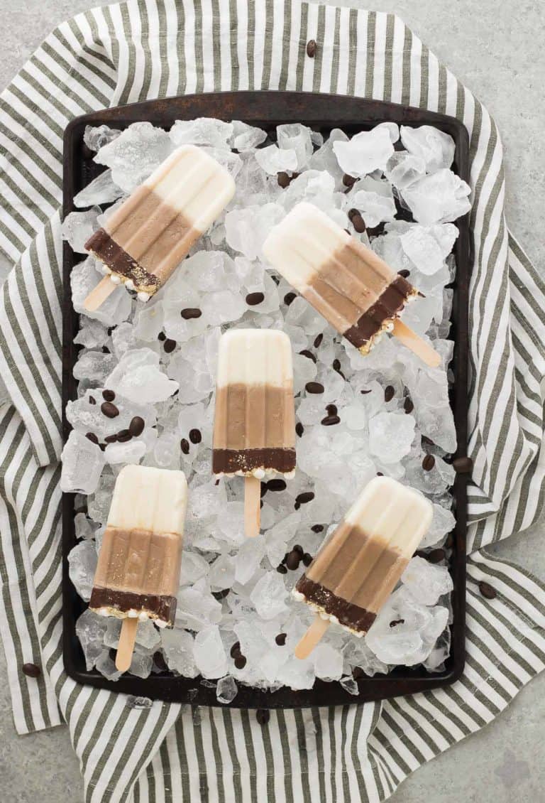 Iced S'mores Latte Pops - Strawberry Blondie Kitchen