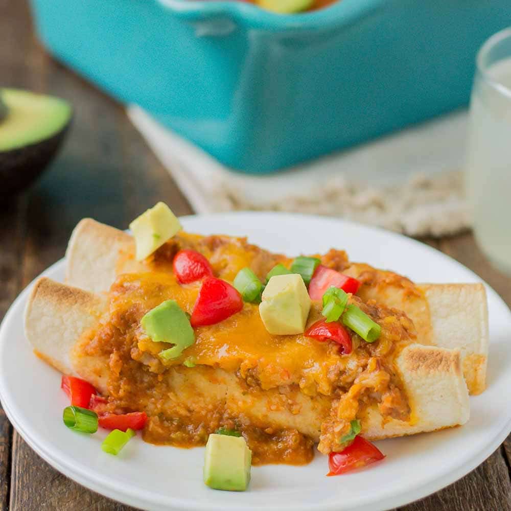 Chipotle Chicken Enchiladas