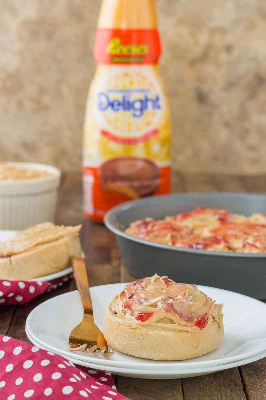 Peanut Butter and Jelly Breakfast Rolls - Strawberry Blondie Kitchen