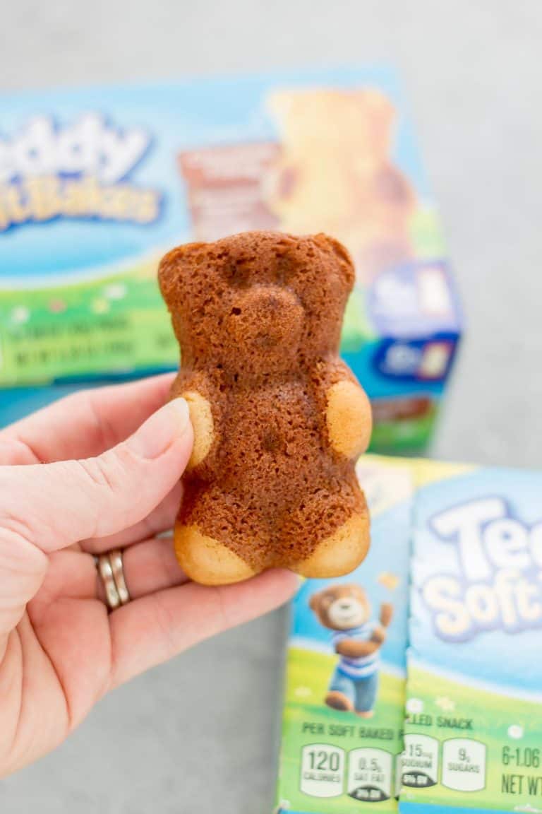 Snacking with TEDDY SOFT BAKED Filled Snacks - Strawberry Blondie Kitchen