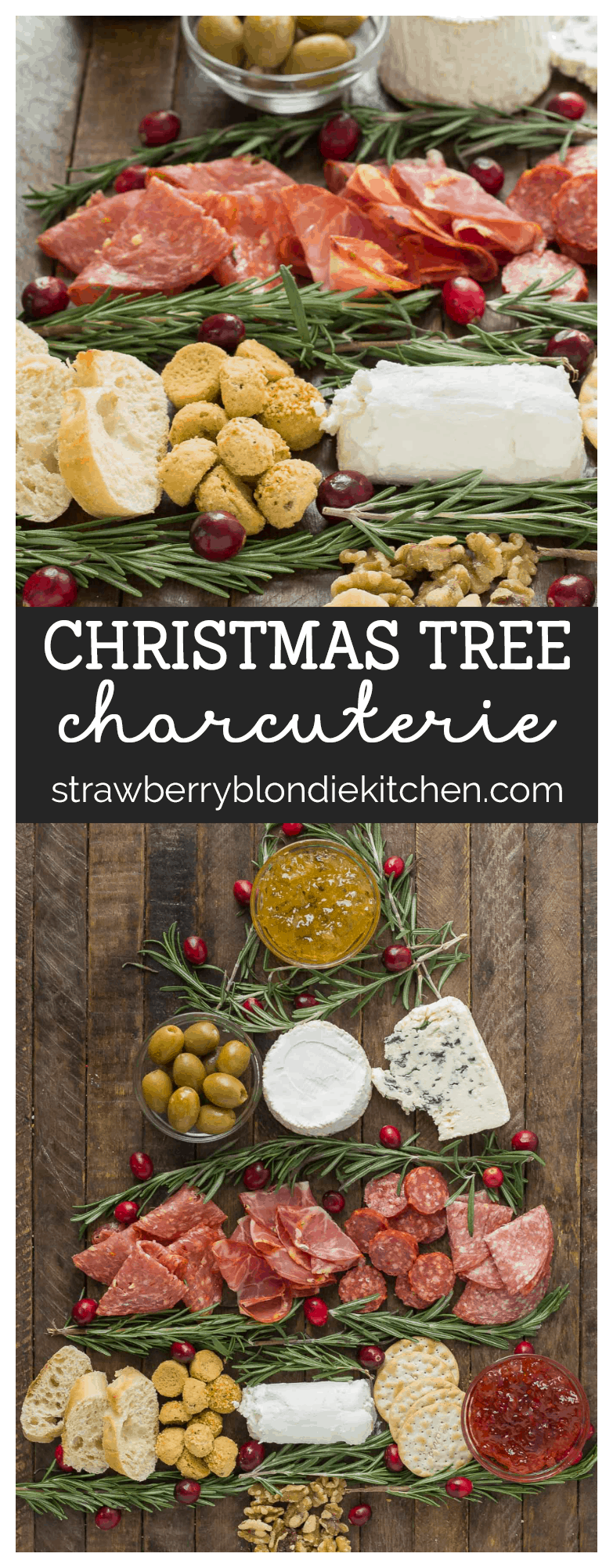 Christmas Tree Charcuterie - Strawberry Blondie Kitchen