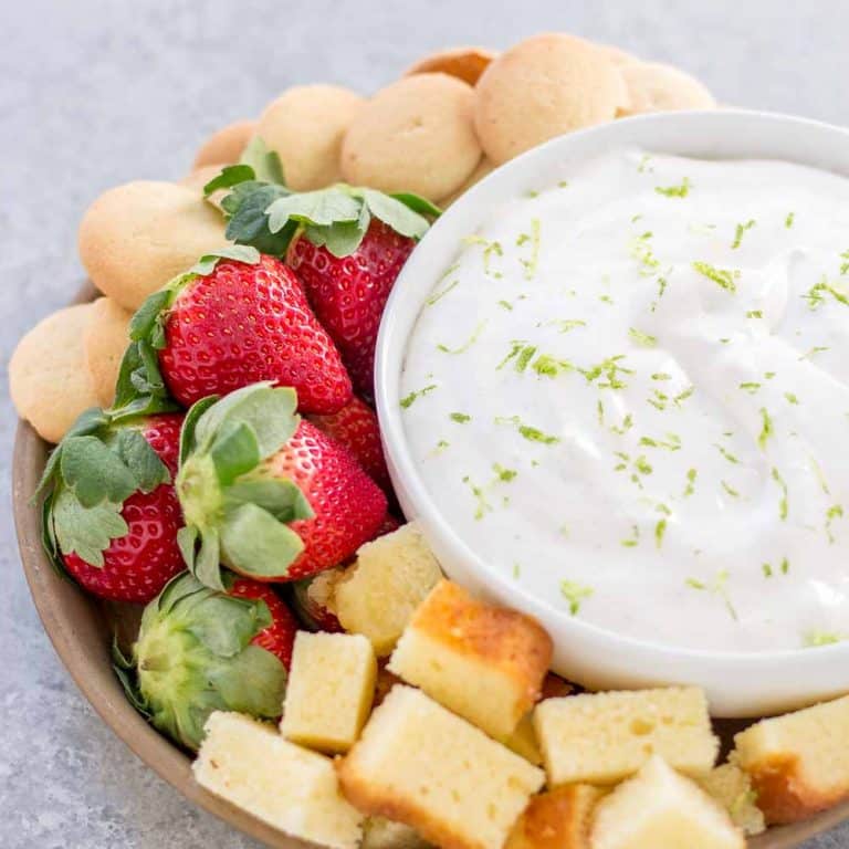Key Lime Pie Dip - Strawberry Blondie Kitchen
