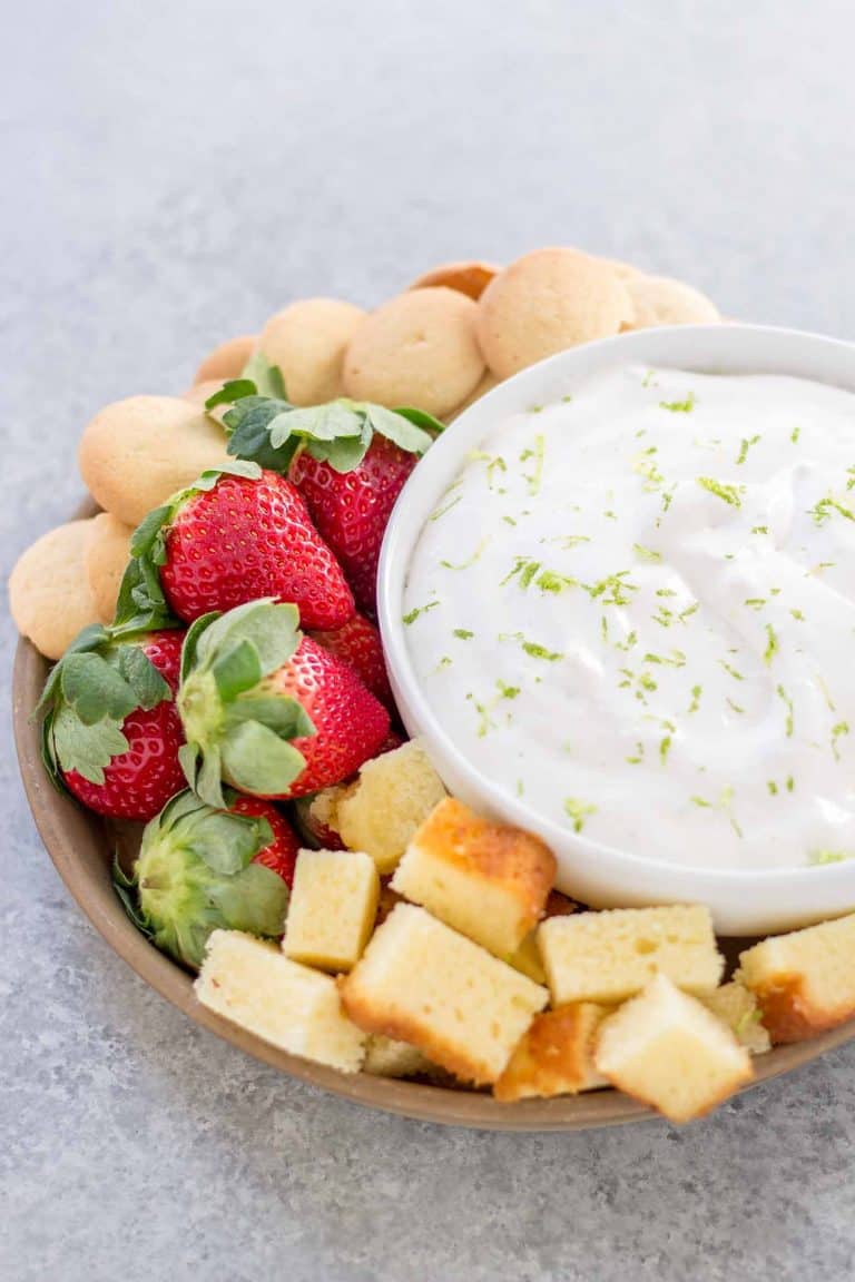Key Lime Pie Dip - Strawberry Blondie Kitchen