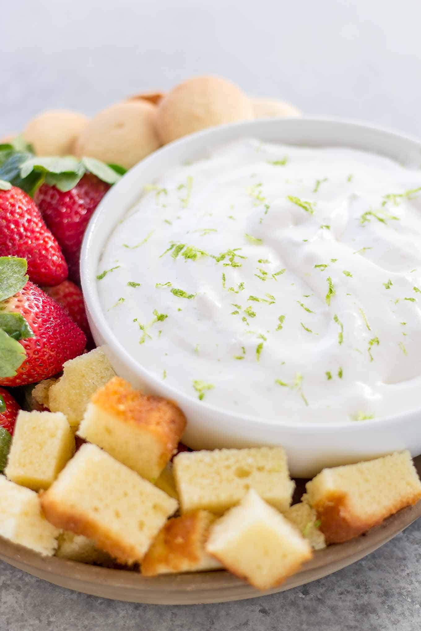 Key Lime Pie Dip - Strawberry Blondie Kitchen