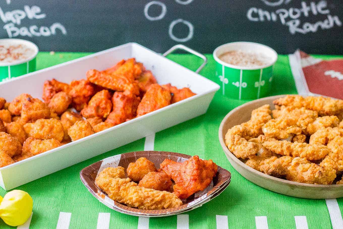 Homegating with Tyson® Any’tizers® and Tyson® Crispy Chicken Strips ...