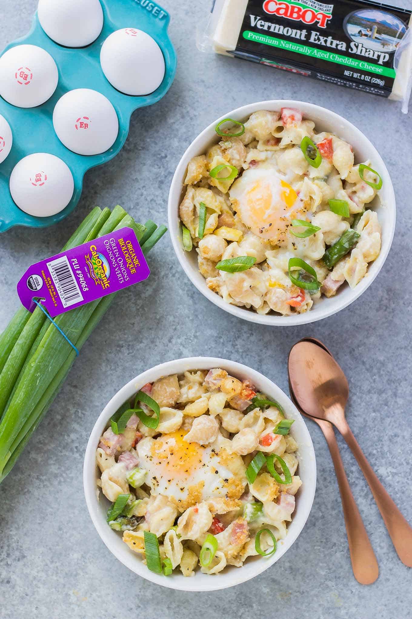 Breakfast Macaroni and Cheese - Strawberry Blondie Kitchen