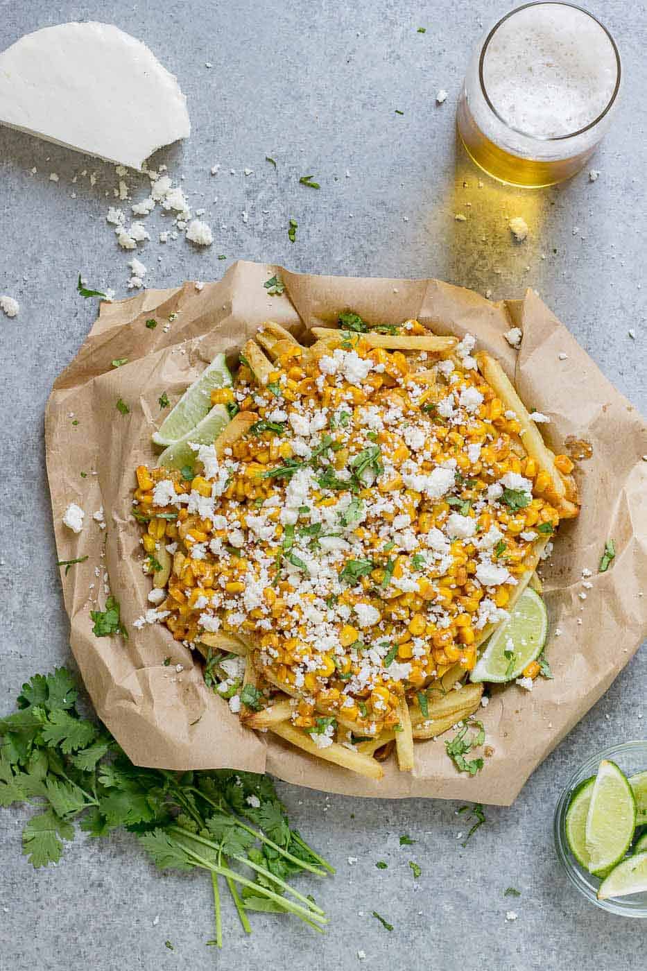 Mexican Street Corn Fries - Strawberry Blondie Kitchen