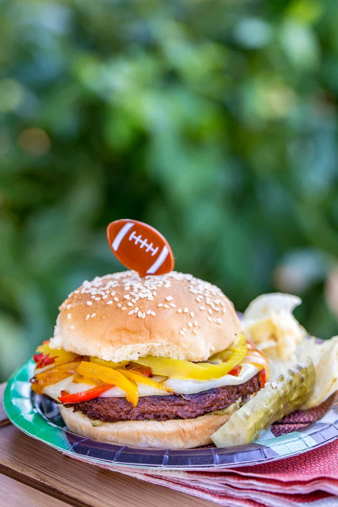 Italian Pepper Burgers - Strawberry Blondie Kitchen