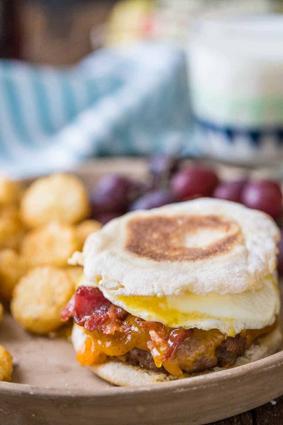 The Ultimate Breakfast Burger - Strawberry Blondie Kitchen