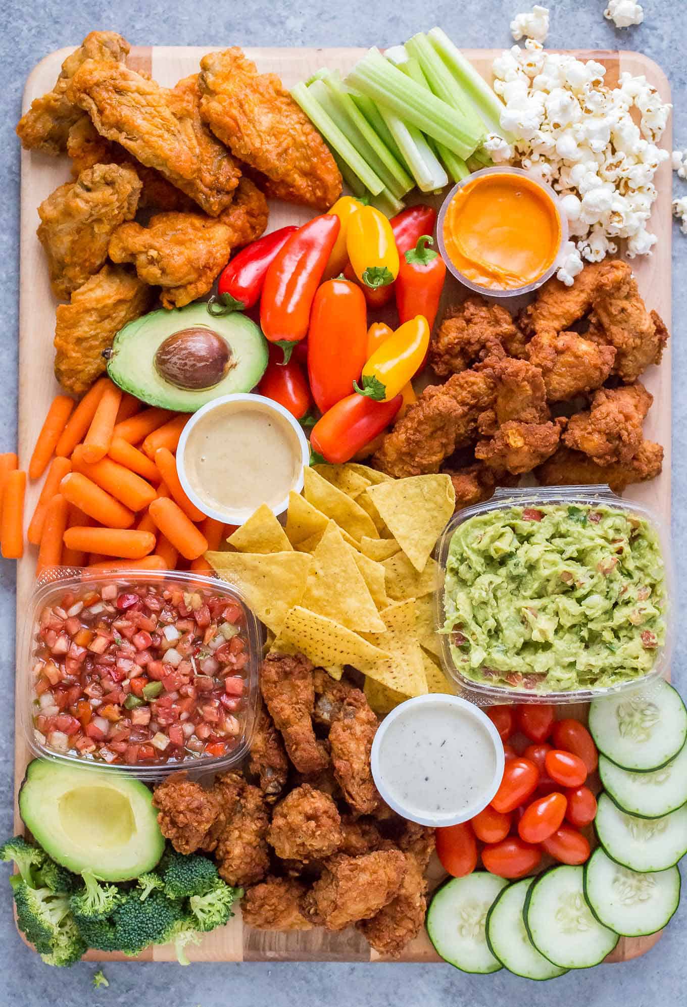 Chicken Wing Platter - Strawberry Blondie Kitchen