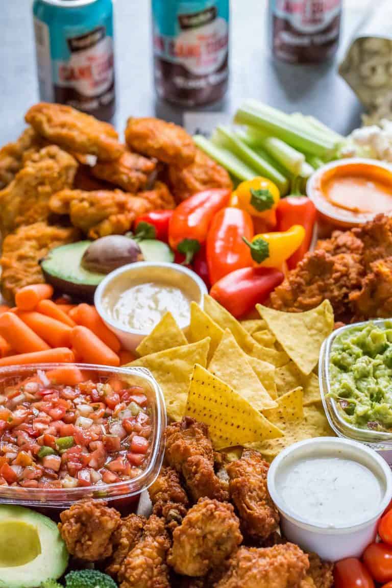 Chicken Wing Platter - Strawberry Blondie Kitchen