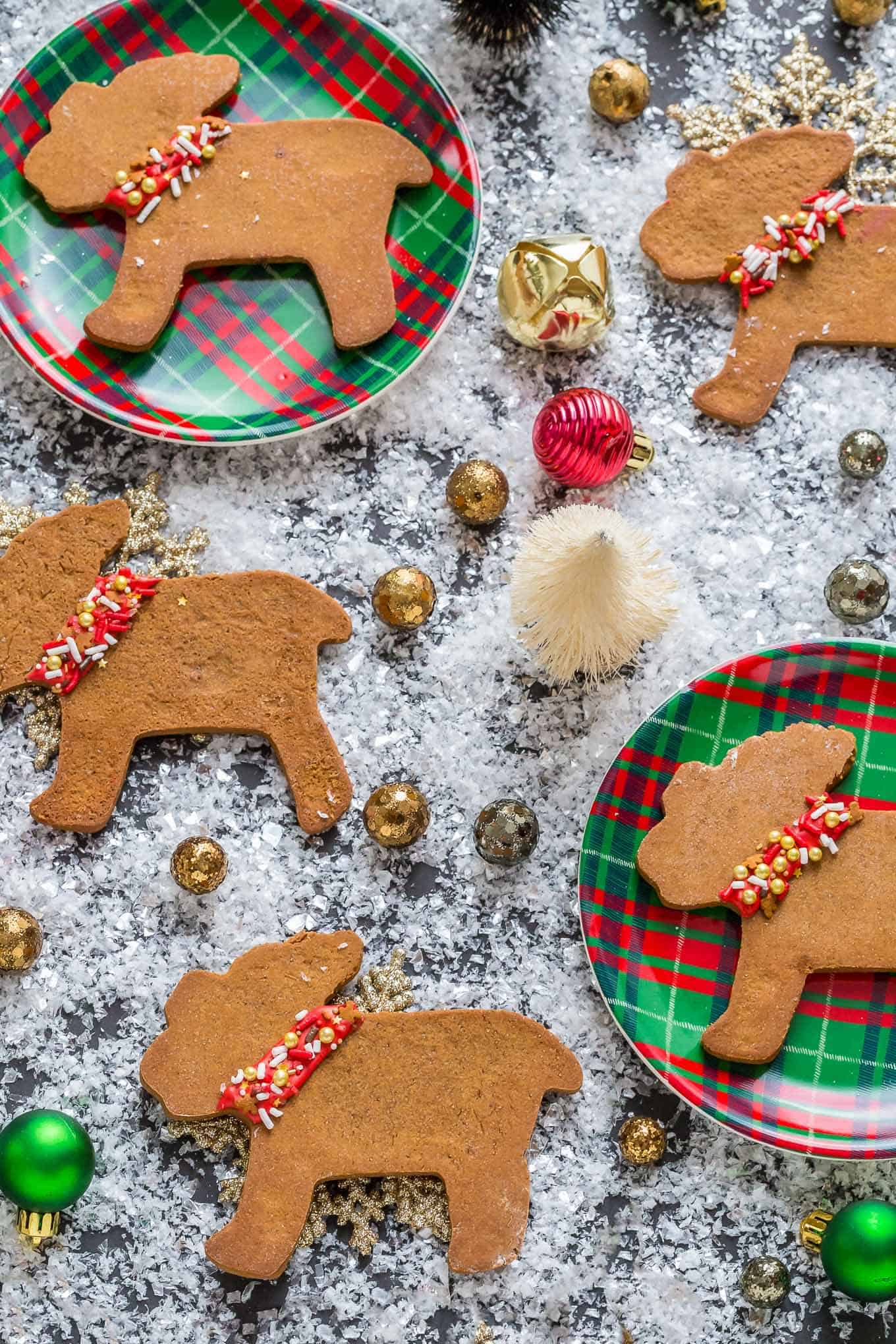 Merry Moose Cookies - Strawberry Blondie Kitchen