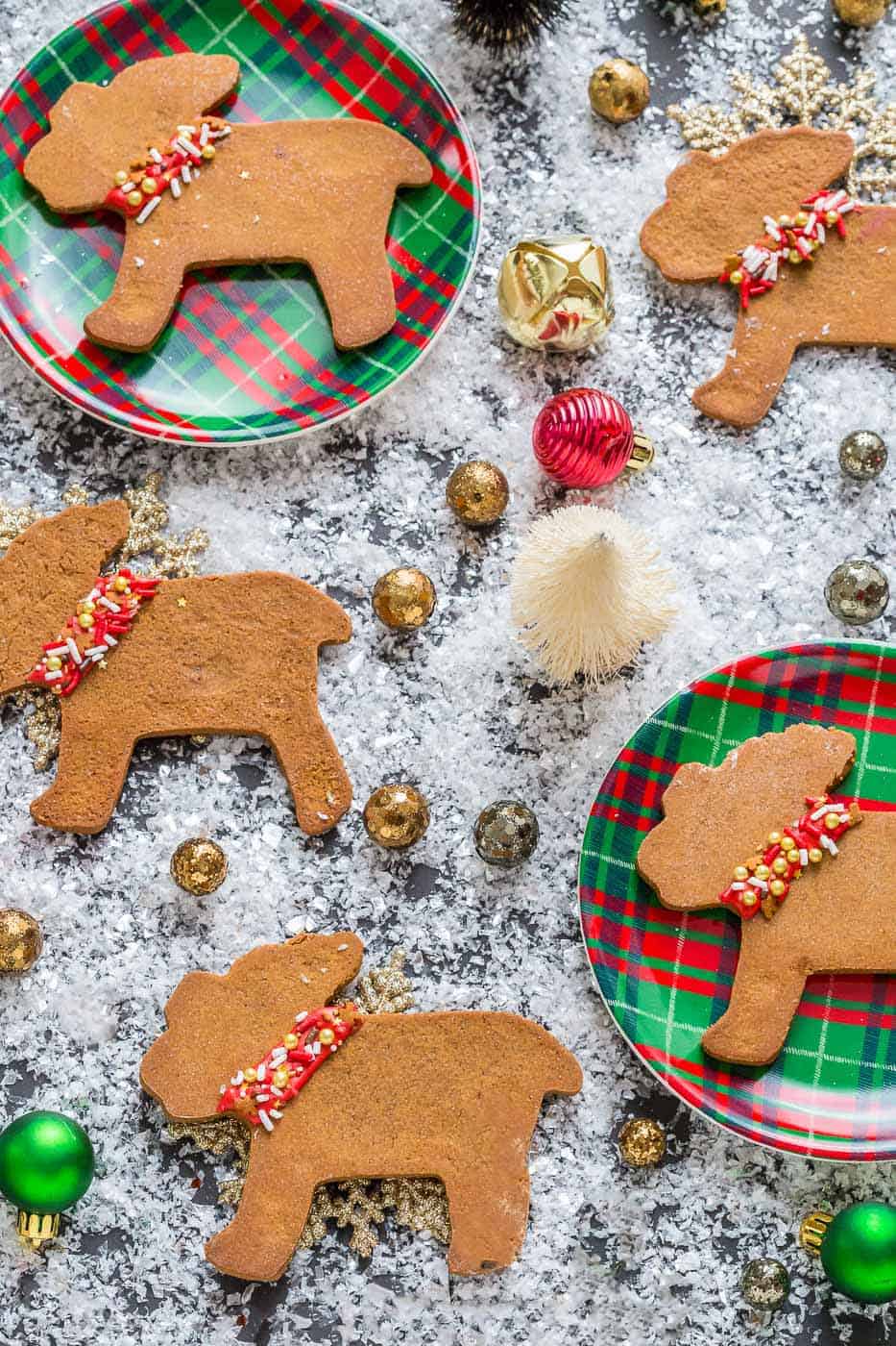 Merry Moose Cookies - Strawberry Blondie Kitchen