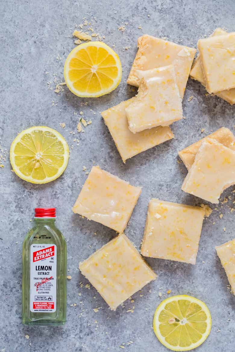 Lemon Shortbread Bars - Strawberry Blondie Kitchen