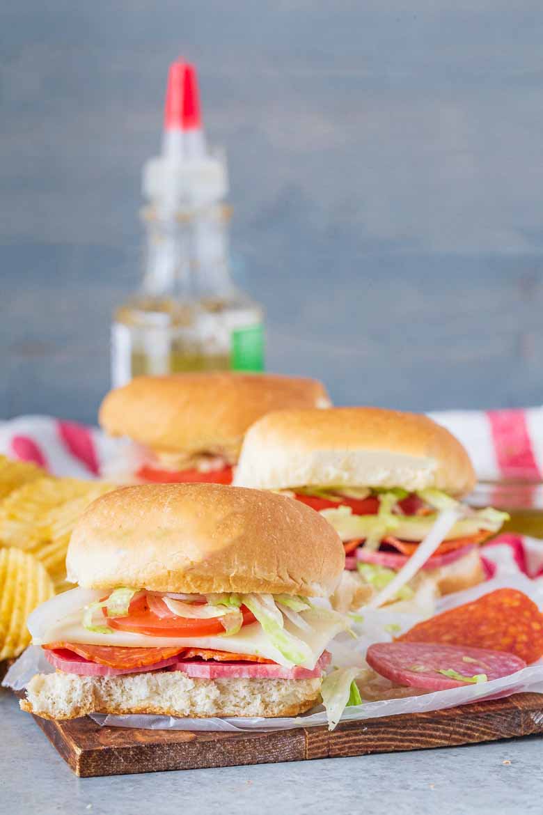 Italian Sandwich Sliders - Strawberry Blondie Kitchen