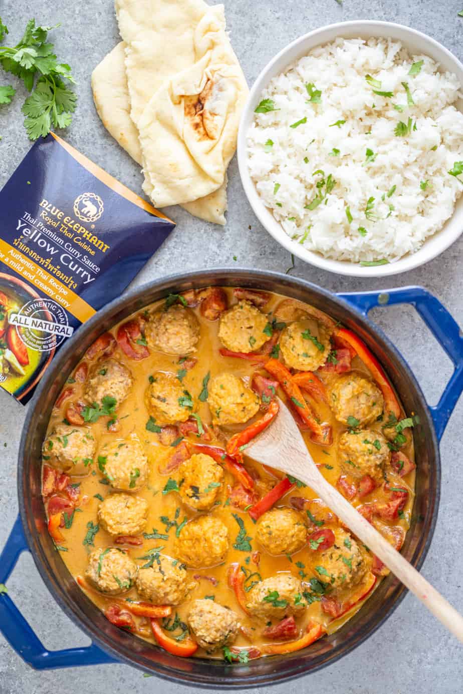 Chicken Tikka Masala Meatballs - Strawberry Blondie Kitchen