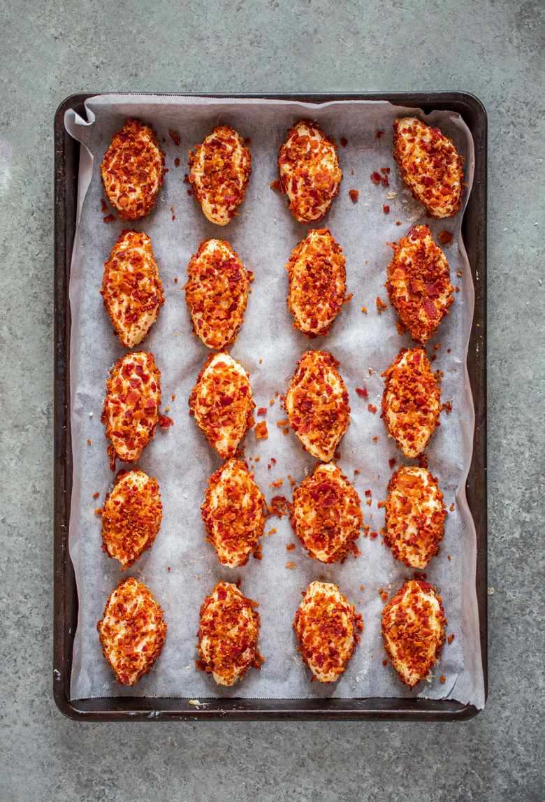 Horseradish Cheesy Footballs - Strawberry Blondie Kitchen